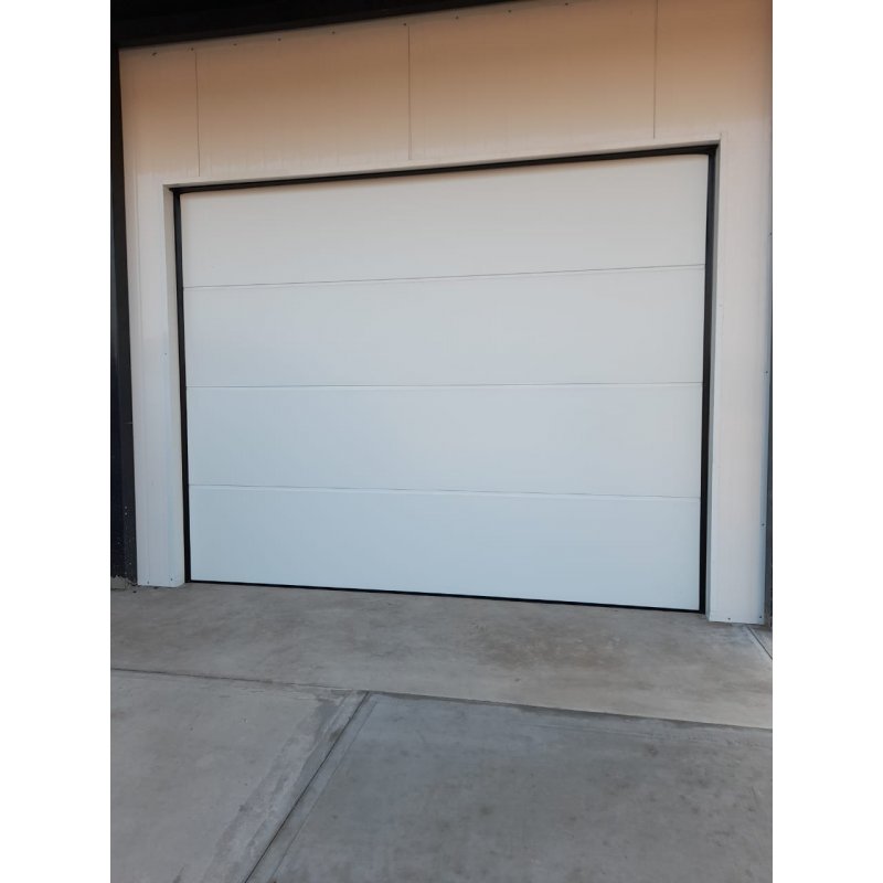 Portón garaje 2800 x 2200mm con motor (blanco) - Ventanas, Puertas, P